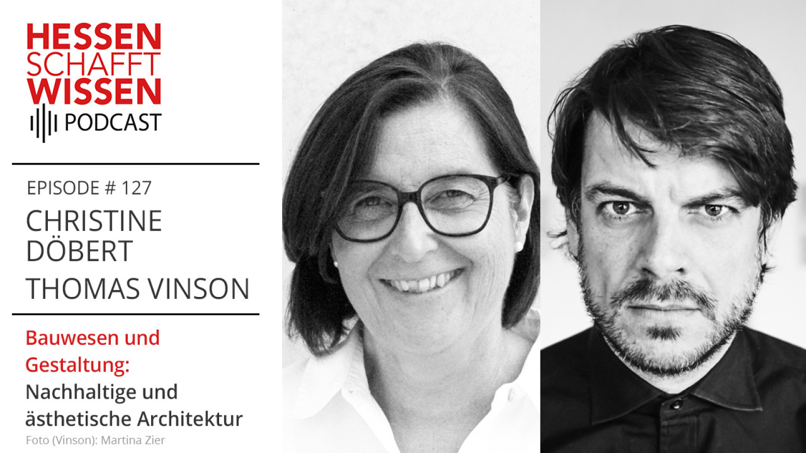 Podcast Christine Döbert und Thomas Vinson – Hessen schafft Wissen